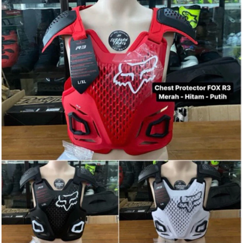 Jual body protecktor chest protecktor FOX ORIGINAL | Shopee Indonesia