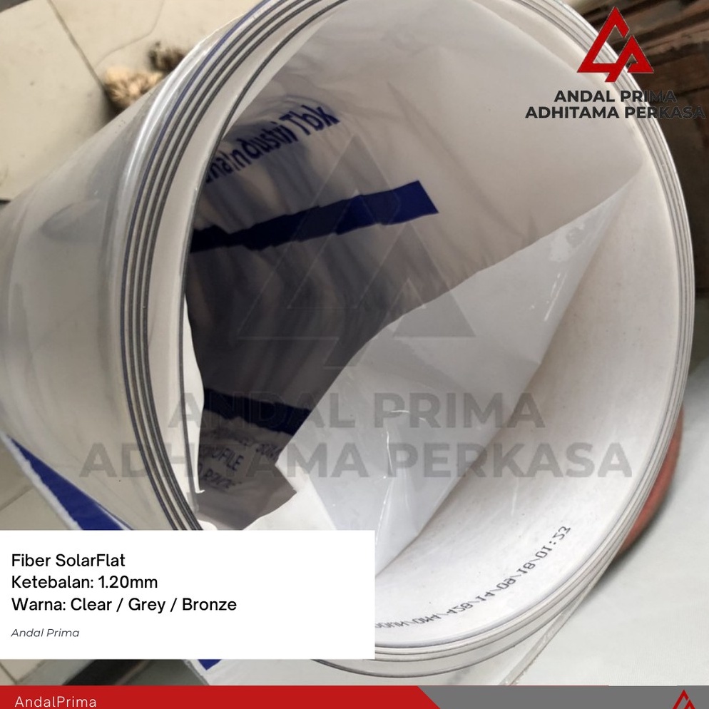 Jual Proses sekarang SolarFlat 12mm Atap Fiber SolarTuff Solid Solar ...
