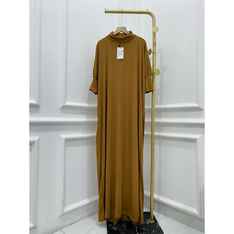 Jual GAMIS BATWING KNIT RIB PREMIUM / GAMIS KALONG KNIT / GAMIS KNIT ...