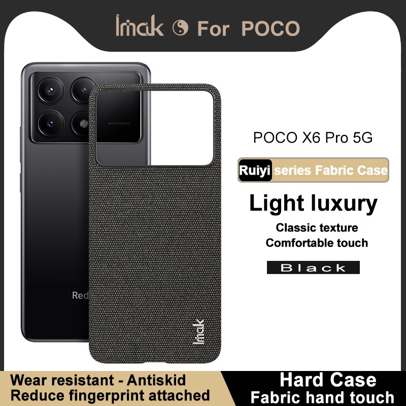 Jual Case Xiaomi Poco X6 / X6 Pro (5G) IMAK Ruiyi Fabric Series Casing | Shopee Indonesia
