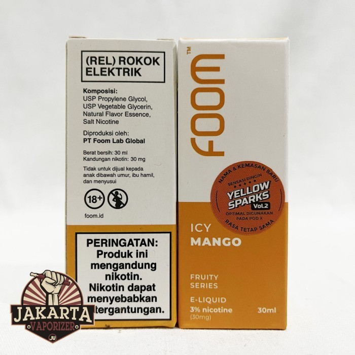 Jual [SALT] FOOM ICY MANGO 30ML 30MG SALTNIC BY FOOM LAB | Shopee Indonesia