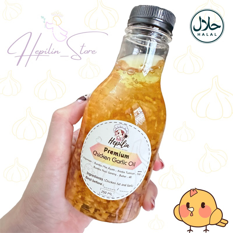 Jual Premium Minyak Lemak Ayam Bawang 250 ml / Minyak Sedap Mpasi ...