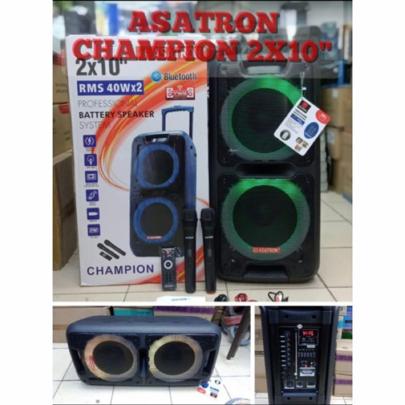 Jual ASATRON CHAMPION ASATRON 10 inci double SPEAKER ASATRON SPEAKER ...