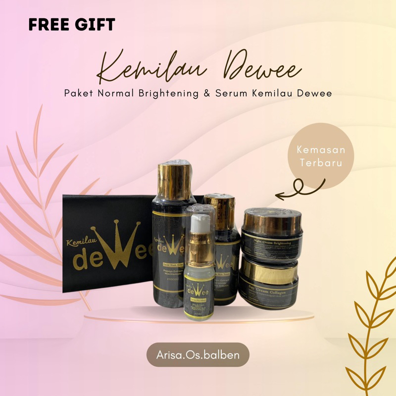 Jual Paket Normal Brightening & Serum Kemilau Dewee | Shopee Indonesia