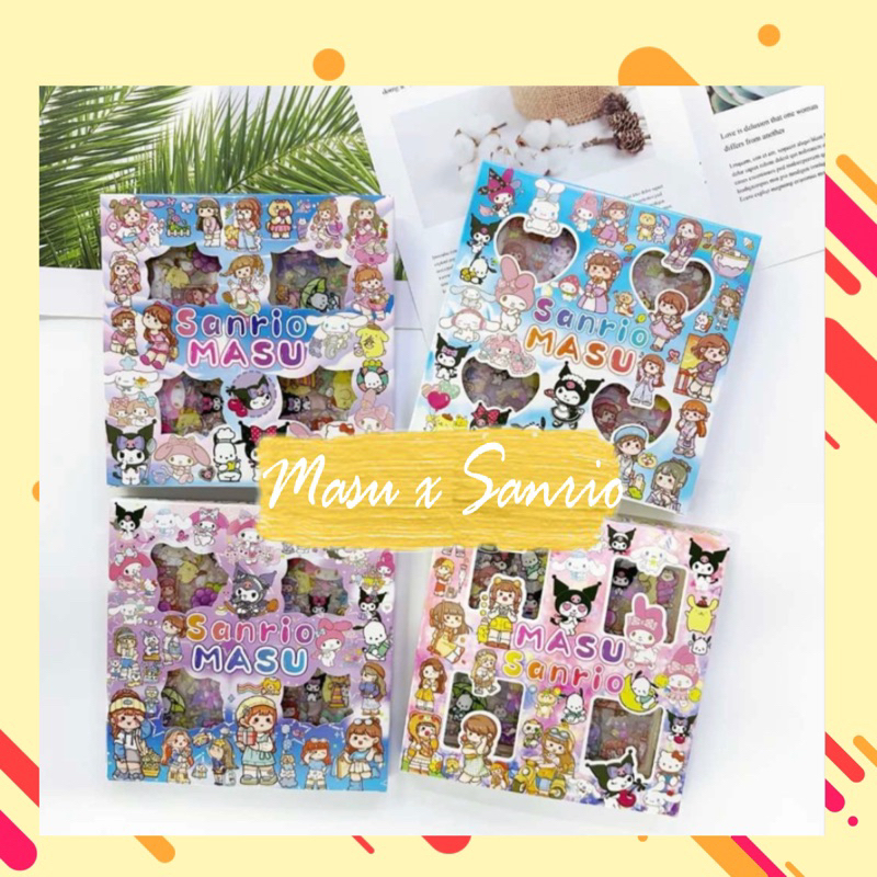 Jual Stiker Masu Mochi 100 Lembar Sticker Lucu Viral Aesthetic/Stiker ...