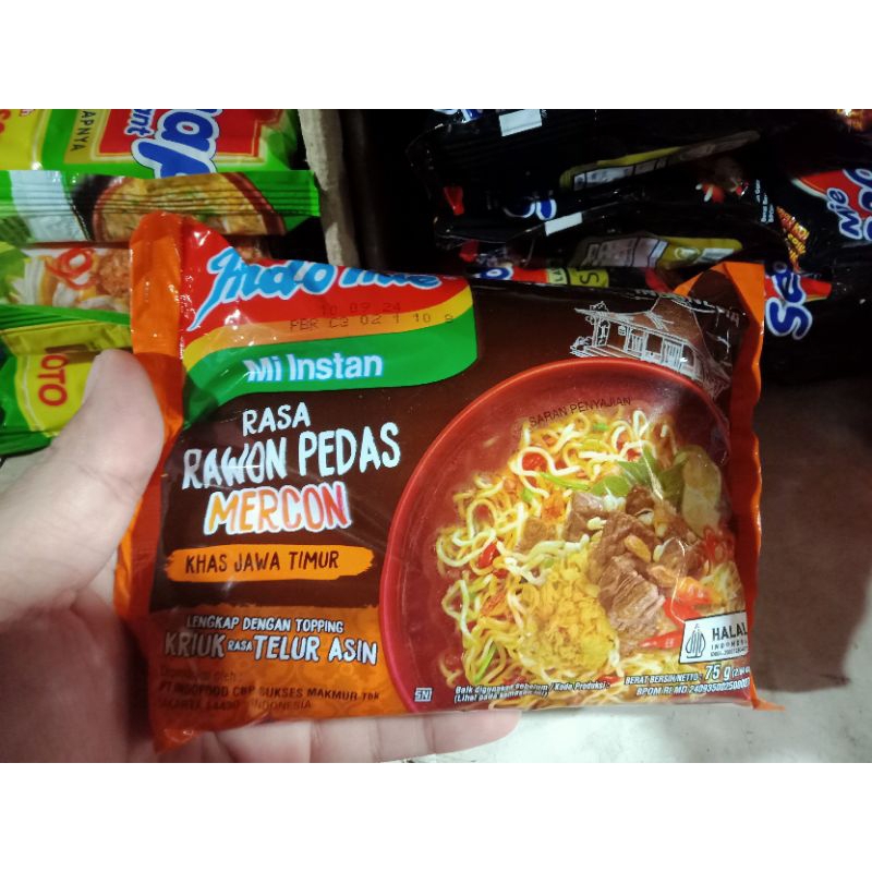 Jual Mie Indomie Rasa Rawon Pedas Khas Jawa Timur 5Pcs | Shopee Indonesia