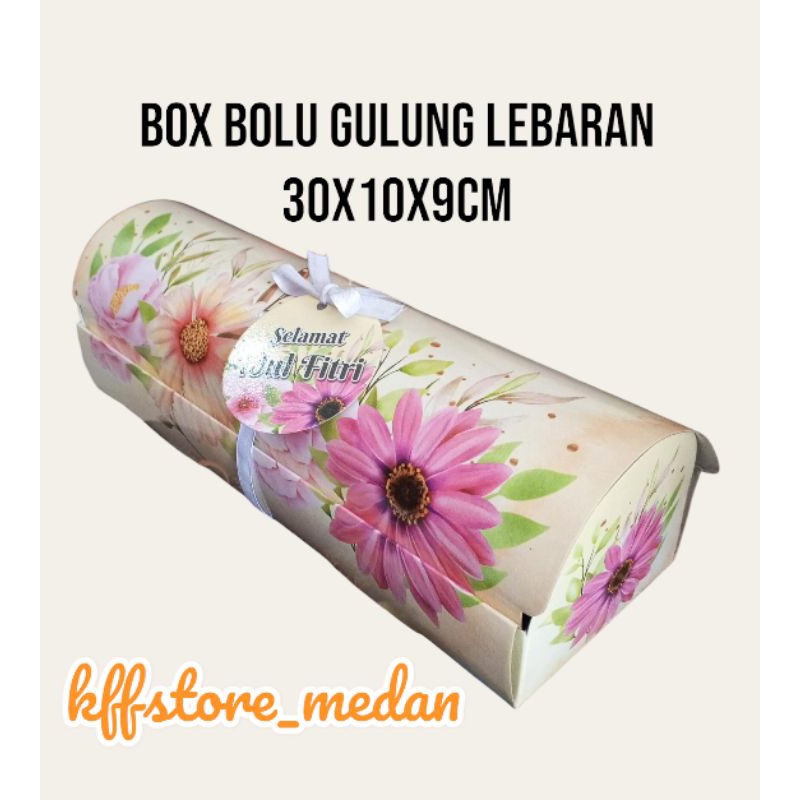 Jual Box Bolu Gulung Lebaran 30x10x9cm (per pcs) | Shopee Indonesia