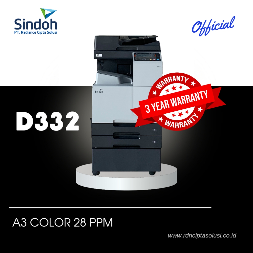 Jual MESIN FOTOCOPY SINDOH D332 A3 COLOR MFP | Shopee Indonesia