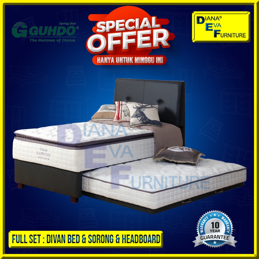 Jual Guhdo 2in1 Sapphire Dream Kasur Springbed | Shopee Indonesia