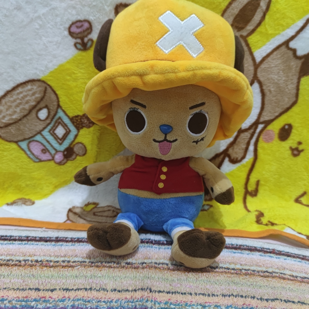 Jual Boneka Chopper kostum luffy Ori Brand One Piece ( minus coretan di ...