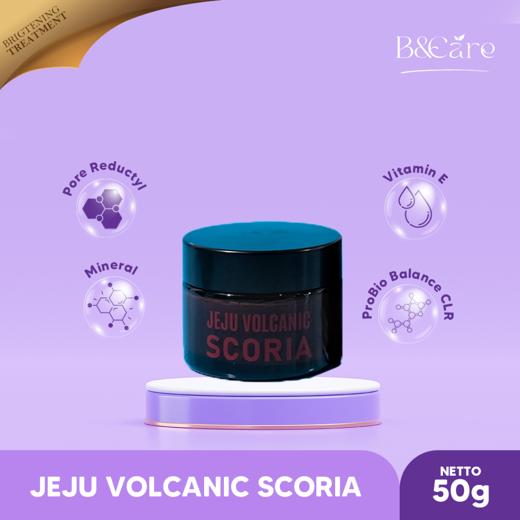 Jual MASKER WAJAH B&CARE JEJU SCORIA CLAY MASK UNTUK MELEMBABKAN ...