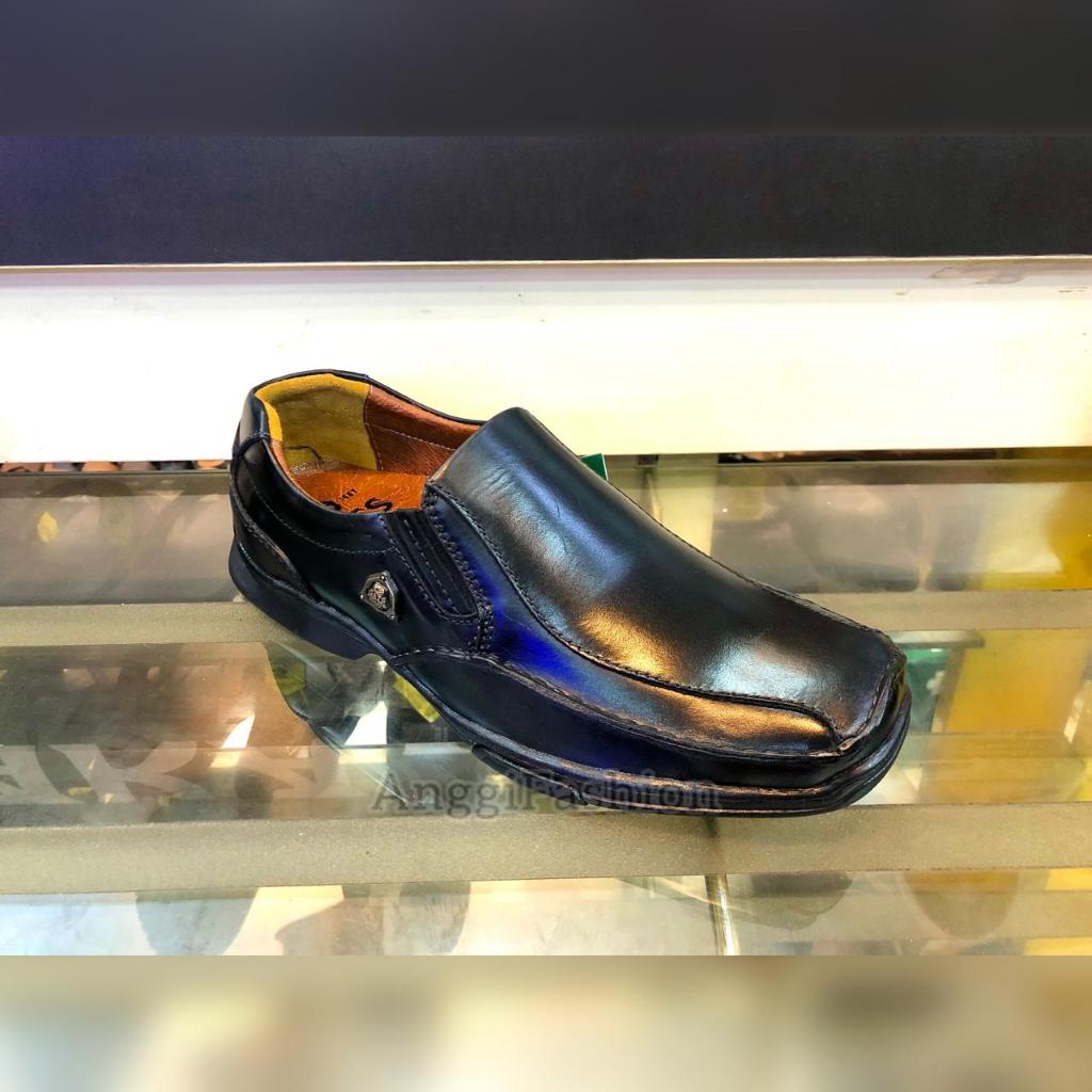 Jual Sepatu Kulit Gats CB 0101 - Black | Shopee Indonesia