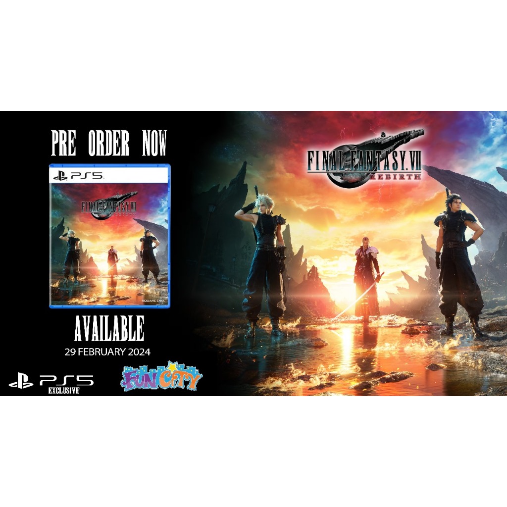 Jual PS5 Final Fantasy VII Rebirth / FF7 Rebirth / Final Fantasy 7 Rebirth | Shopee Indonesia