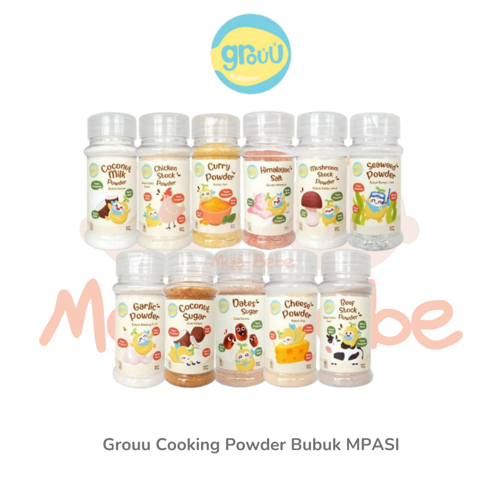 Jual Grouu Cooking Powder Bubuk Masak Garam Gula MPASI Anak Tanpa ...