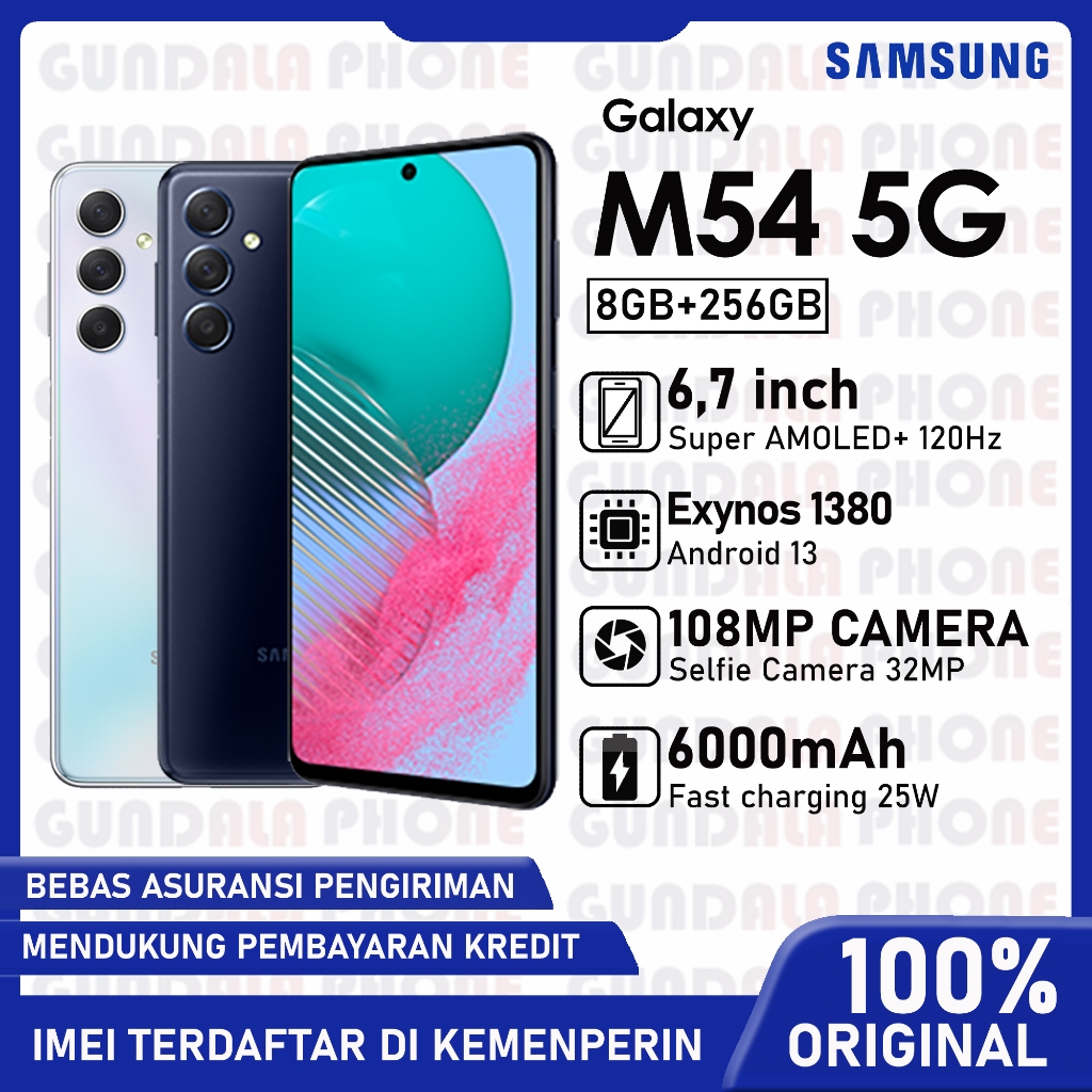 Jual Samsung Galaxy M54 5G 8/256GB Garansi resmi | Shopee Indonesia