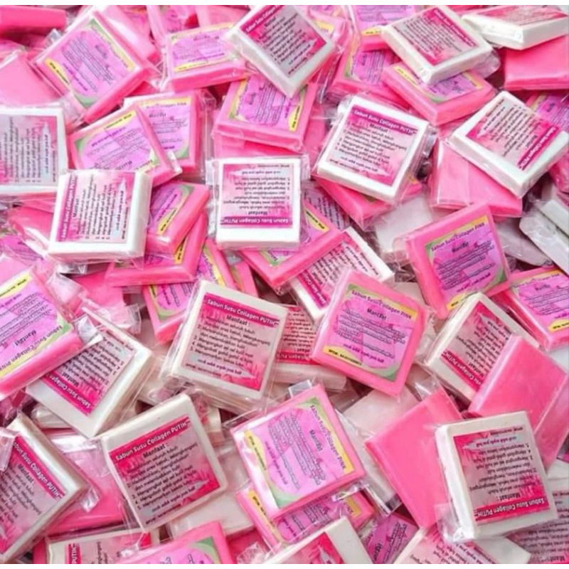 Jual Sabun Ayu Collagen | Sabun Pink & Putih Collagen | Shopee Indonesia