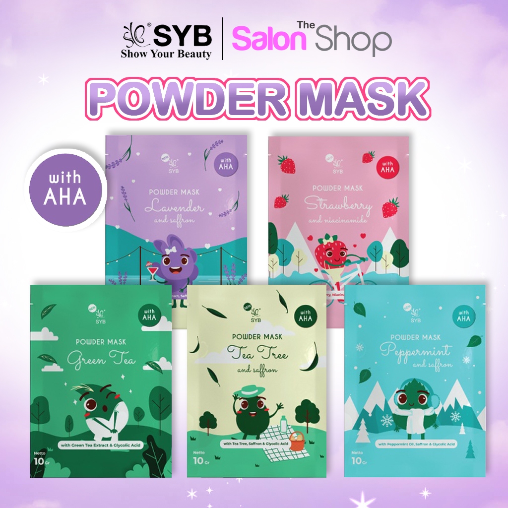 Jual ♦️THESALONSHOP♦️ SYB POWDER MASK 10 GRAM Sachet | Masker Wajah ...
