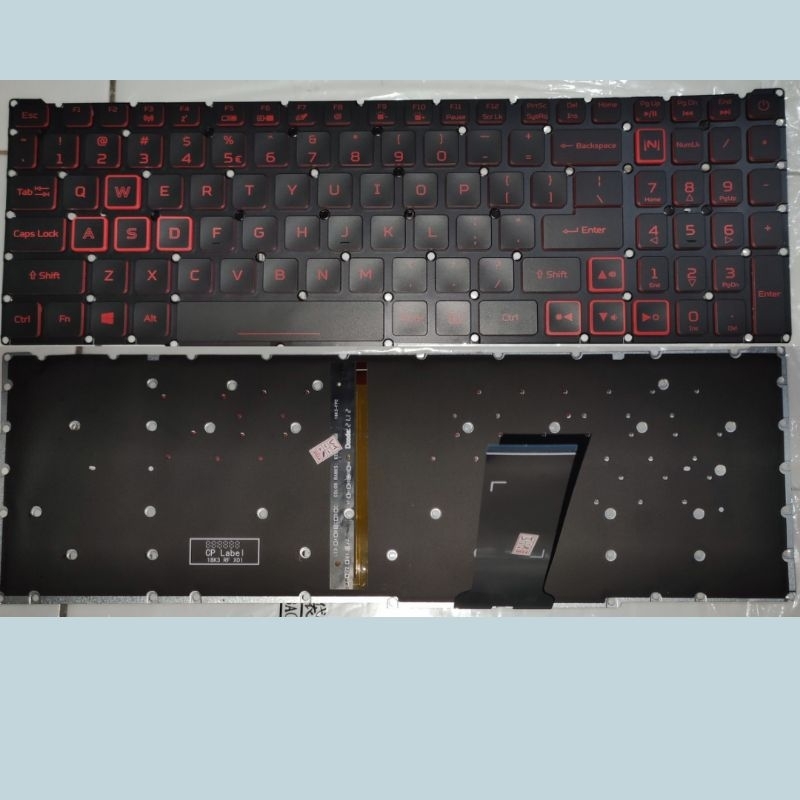 Jual Keyboard Acer Nitro AN515-44 AN515-54 N18C3 N20C1 | Shopee Indonesia