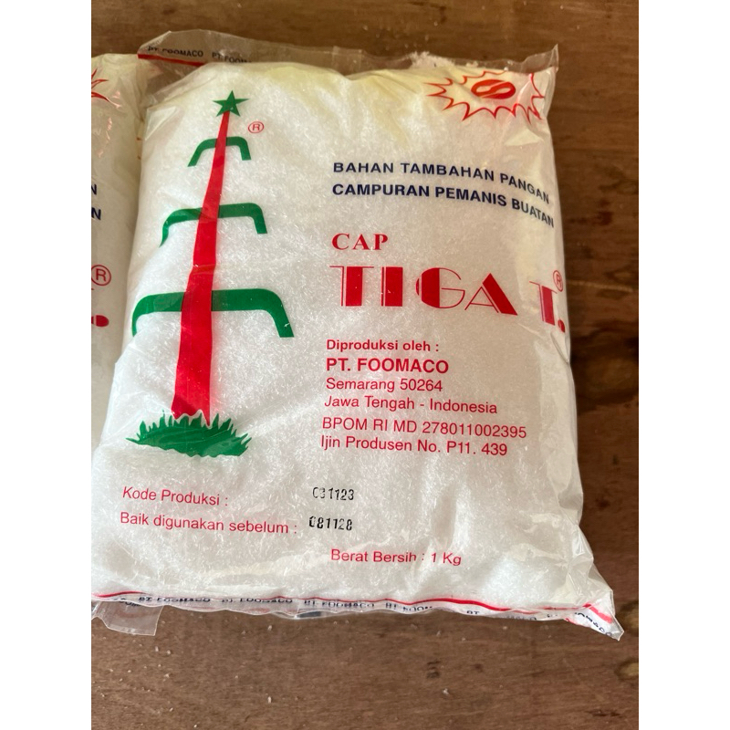 Jual Pemanis Buatan Cap Tiga Tebu - 1 kg | Shopee Indonesia