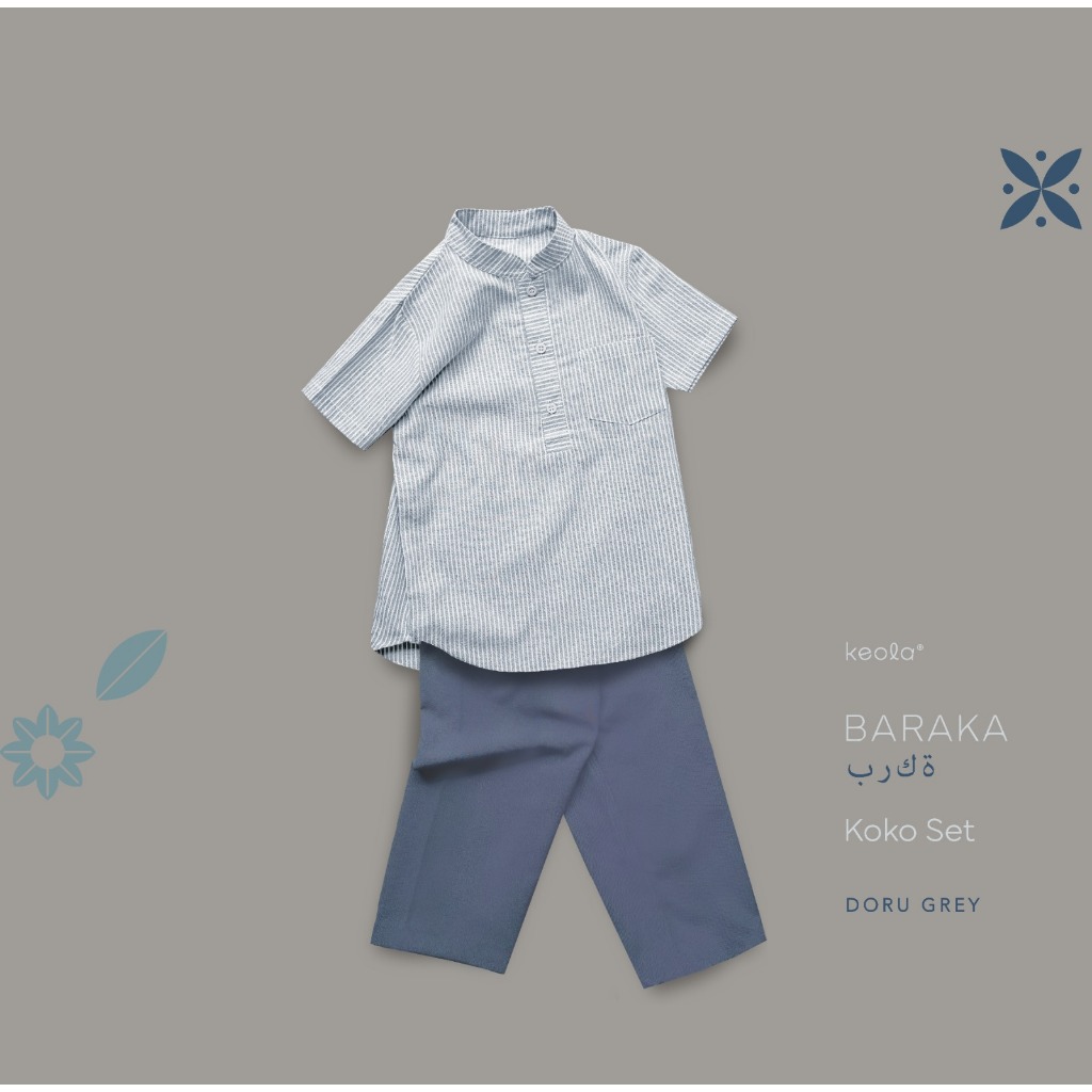 Jual Keola - Setelan Koko Baraka | Baju Koko Stripe Anak Ramadhan ...