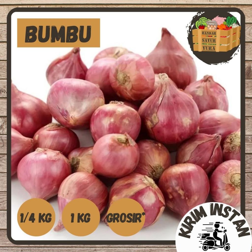 Jual 250Gr (1/4KG) Bawang Merah / Bawang Putih / Bawang Bombay / Bawang ...