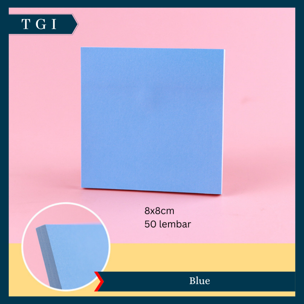 Jual TGI - KERTAS MEMO TEMPEL WARNA PASTEL STICKY NOTES WARNA WARNI ...