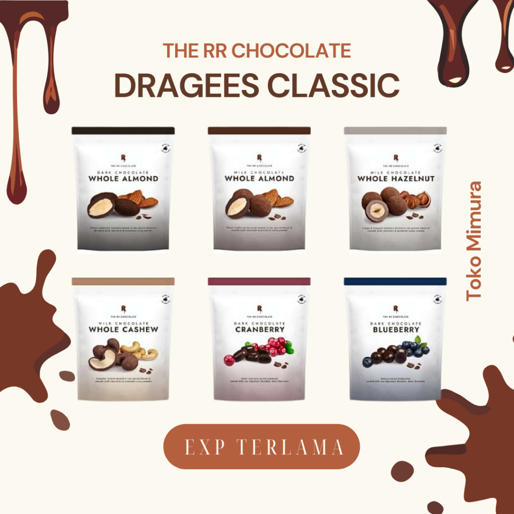 Jual The RR Chocolate Dragees Classic Almond Cranberry Bluberry ...