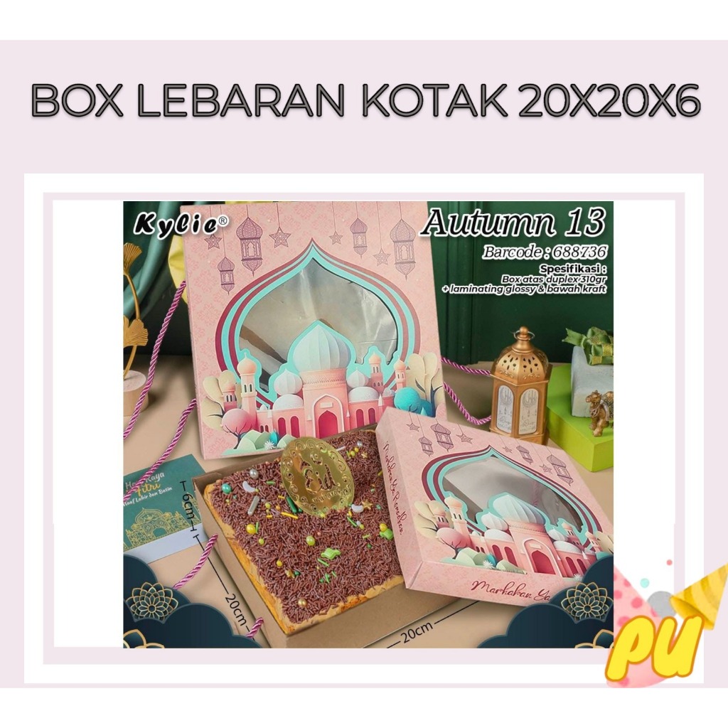 Jual Box Idul Fitri Kotak Kue Tart Lebaran C / Parcel Idul Fitri ...
