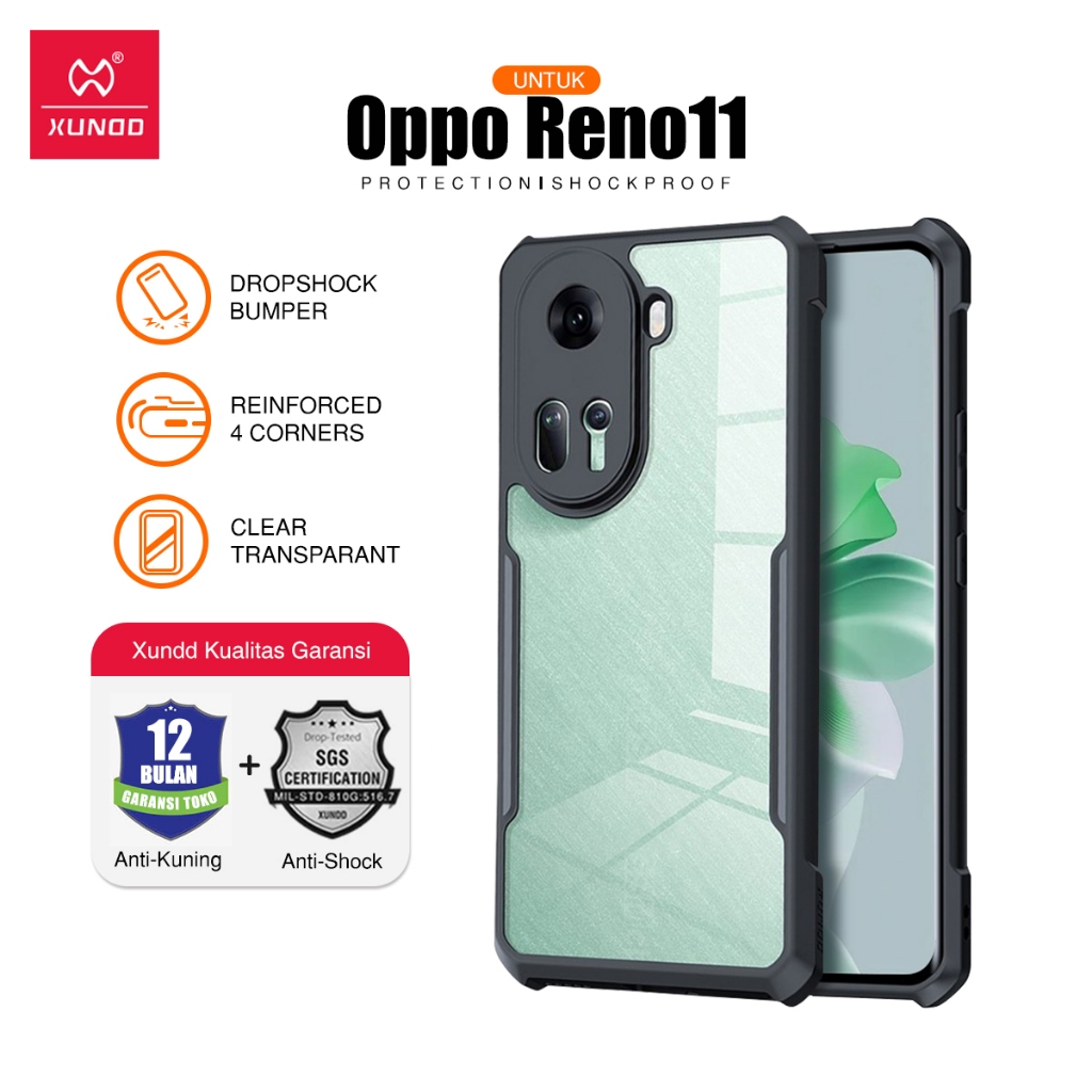 Jual XUNDD Case Untuk Oppo Reno11 / Reno 11 6.7 inch Shockproof Slim ...