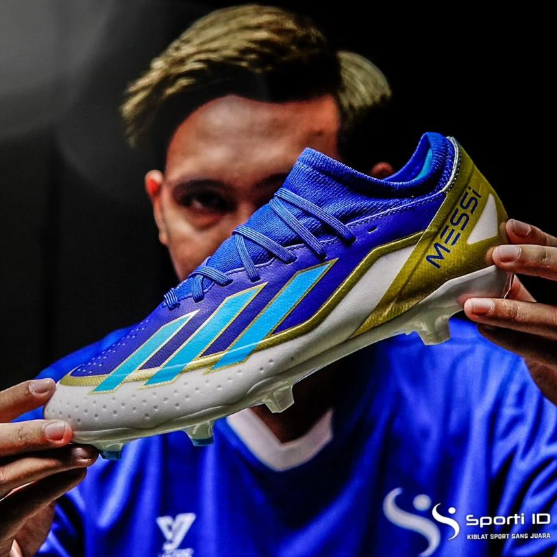 Jual Sepatu Bola Adidas X Crazyfast Messi League FG - Lucid Blue ID0712 ...