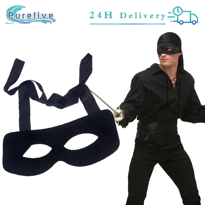 Jual Mask Pesta Dansa Topeng Zoro Anime Cosplay Mask Kostum Halloween ...