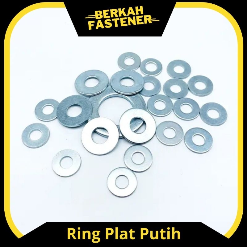 Jual Ring plat putih M8 x 17 mm | Shopee Indonesia