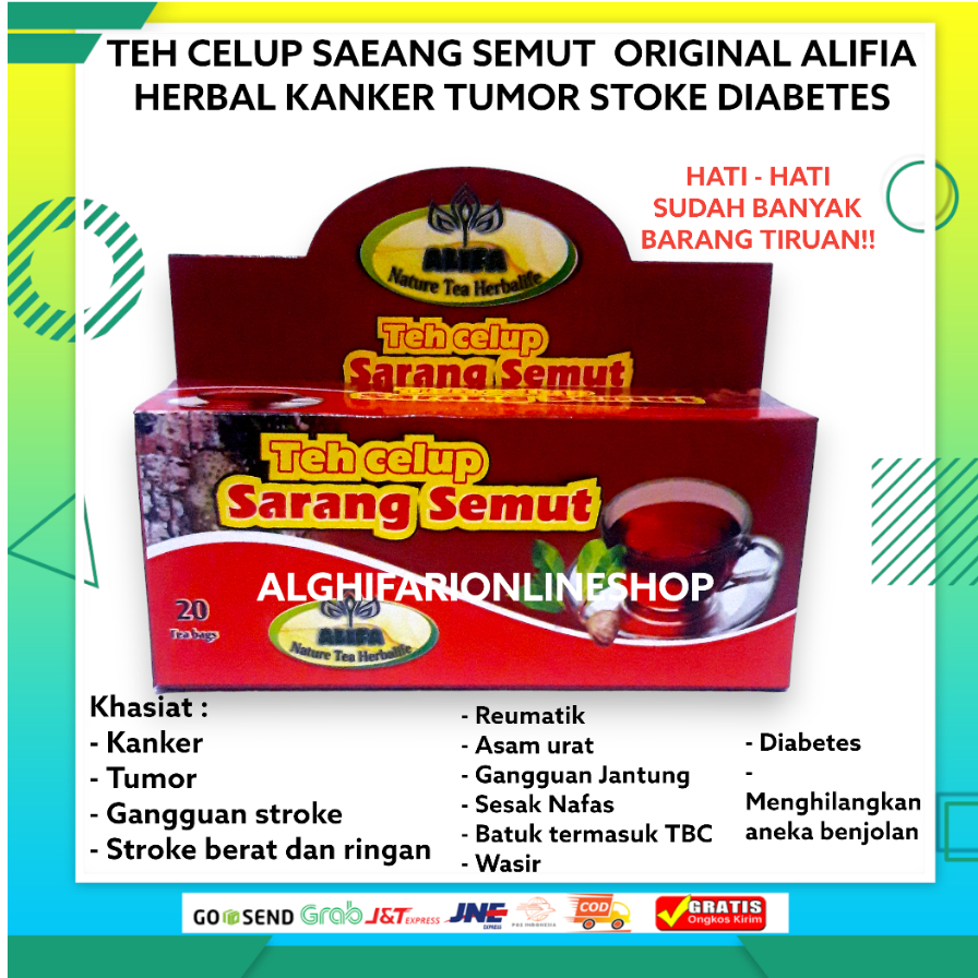 Jual Teh Celup Sarang Semut Original Teh Herbal Kanker Stroke Tumor ...
