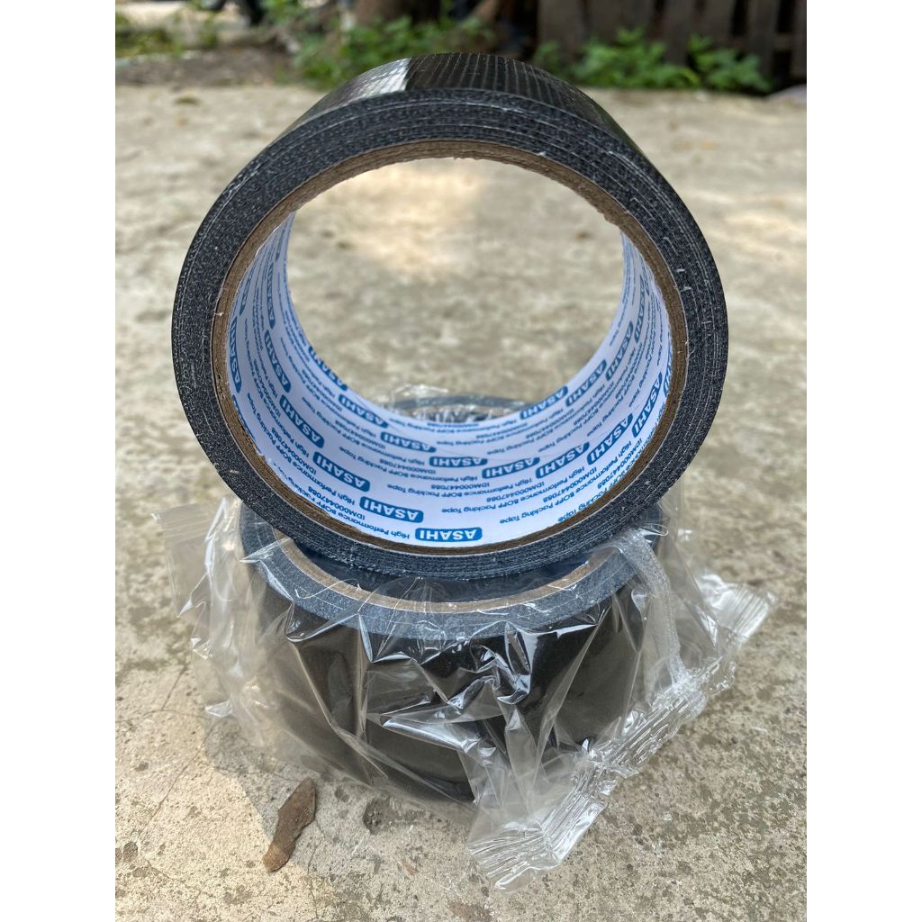 Jual Lakban Kain Hitam 2 Inch x 7 Meter - Cloth Tape Hitam - Linen Tape ...