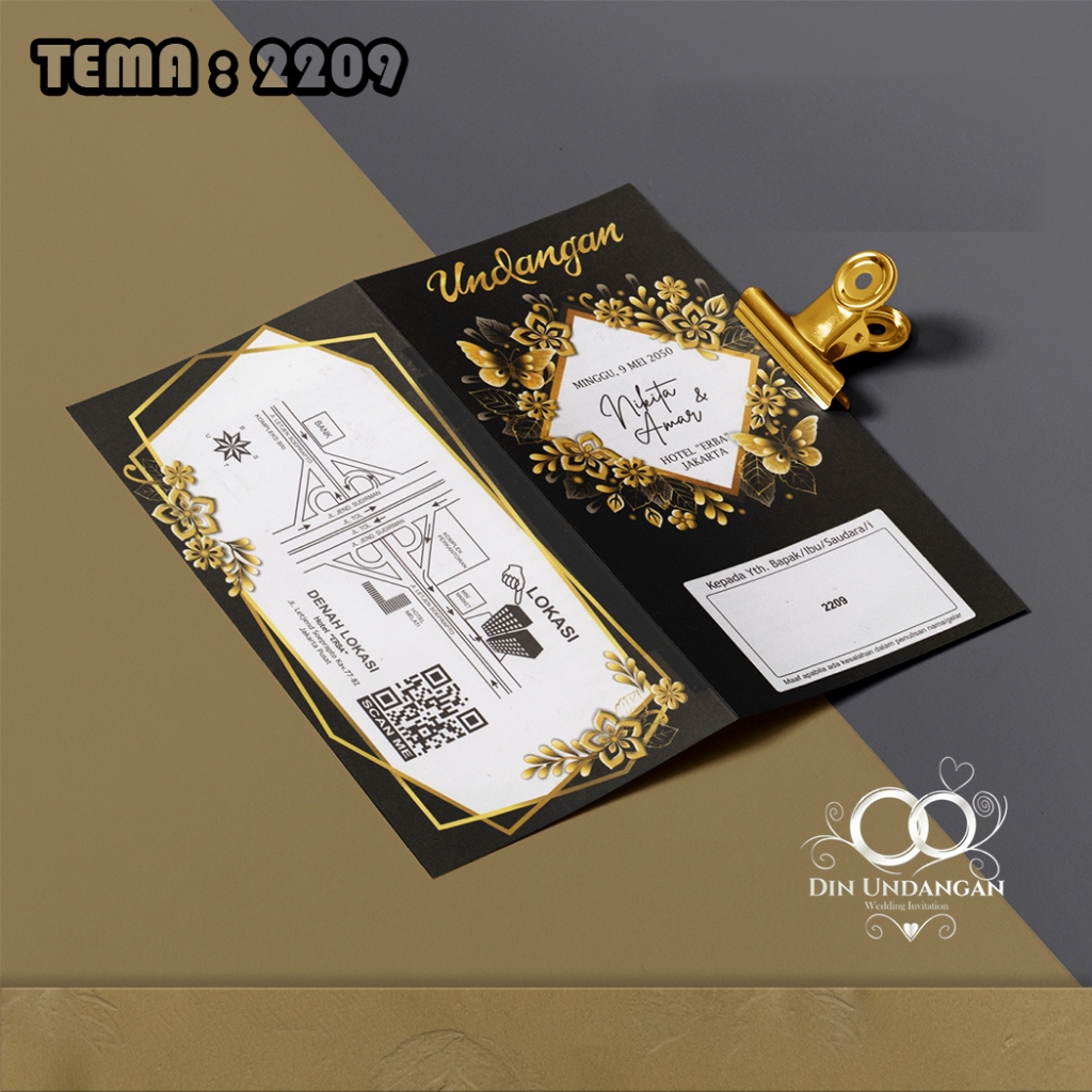 Jual SURAT UNDANGAN ERBA TEMA 2209 LUX PREMIUM | Shopee Indonesia