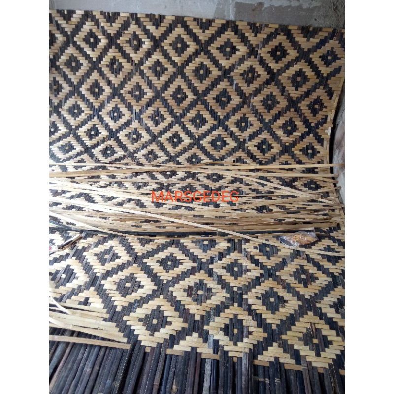 Jual Anyaman bambu/Bilik/gribik/Gedeg/kepang/tabag motif UK 2mx3,5m ...
