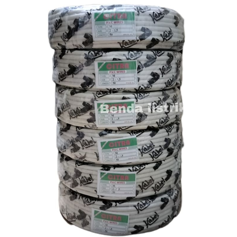 Jual Kabel Kawat 2x1,5mm Citra 50M - Kabel NYM 2x1.5mm Citra 50M ...