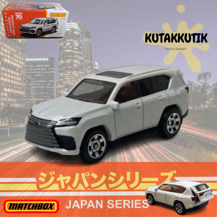 Jual Matchbox Japan Series Mobil SUV 2022 Lexus LX Putih Open Pintu ...