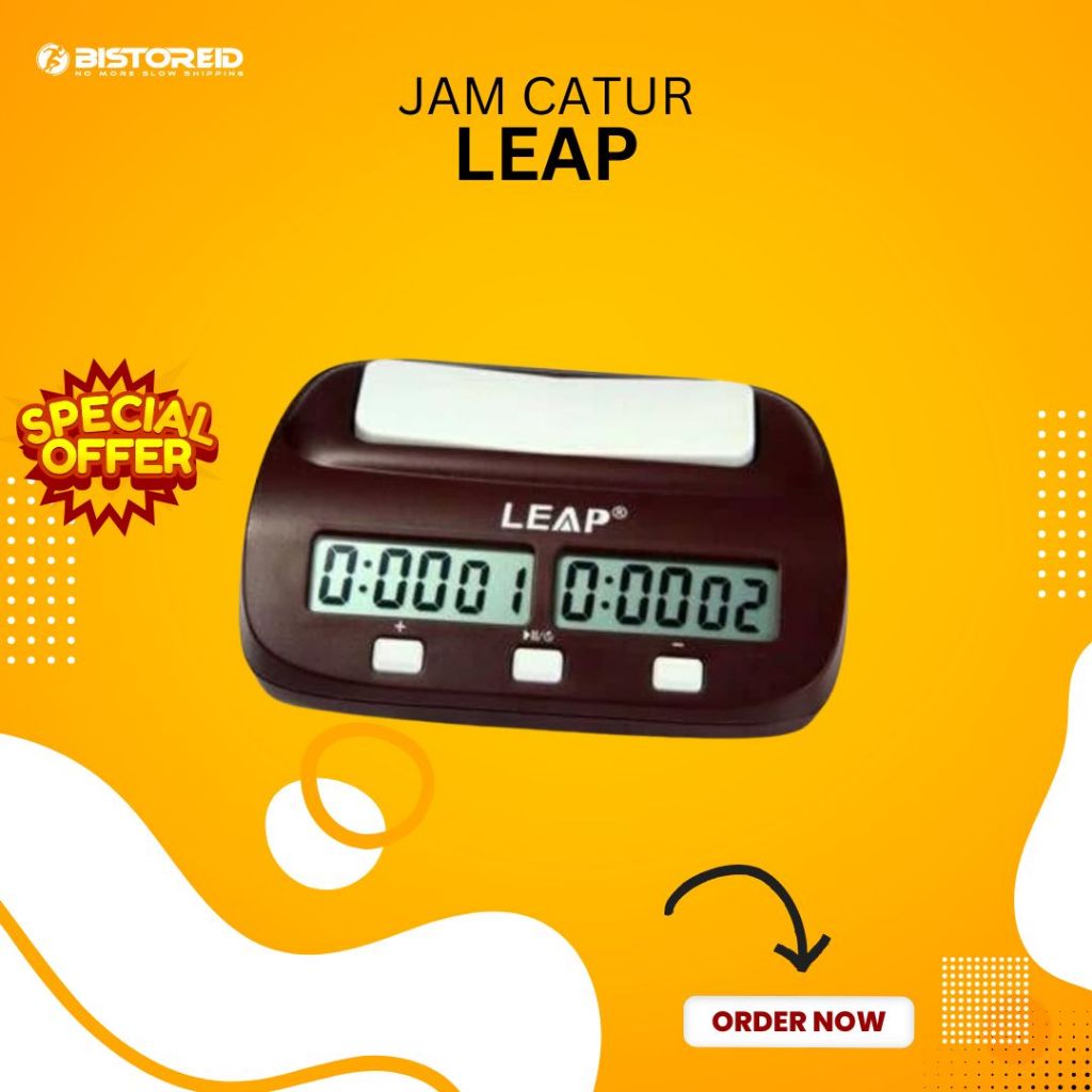 Jual LEAP PQ9907S Jam Catur Digital Chess Clock Leap Original | Shopee ...