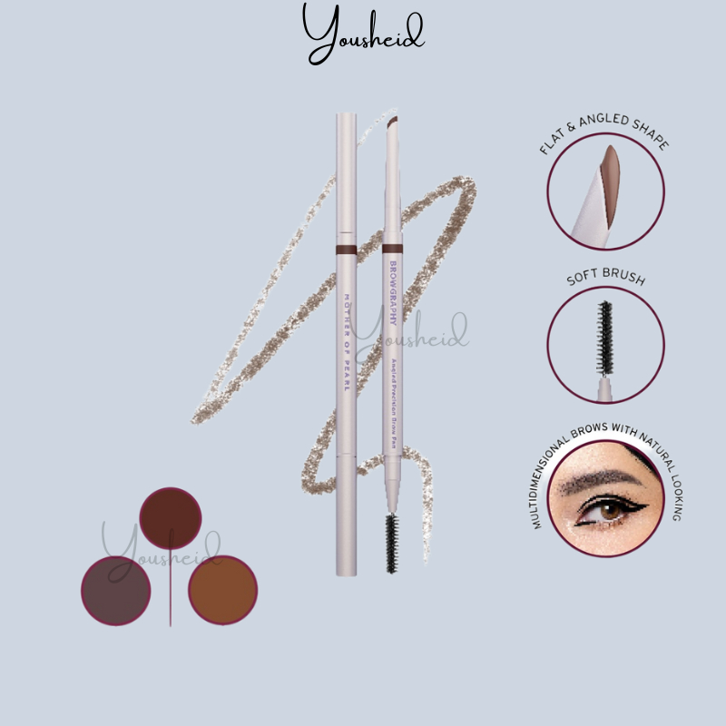 Jual MOP - Mother Of Pearl Browgraphy Angled Precision Brow Pen [MOP ...