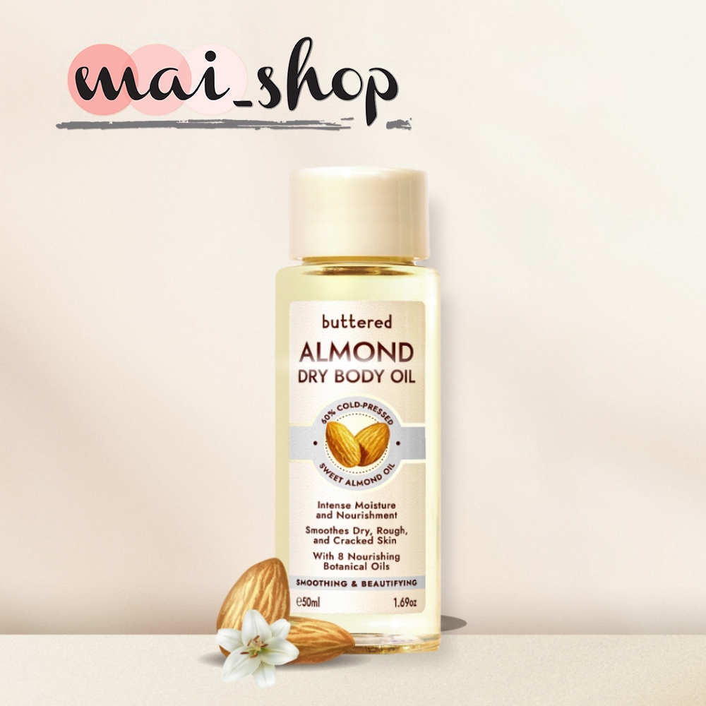 Jual Buttered Almond Dry Body Oil size 50ml | Shopee Indonesia