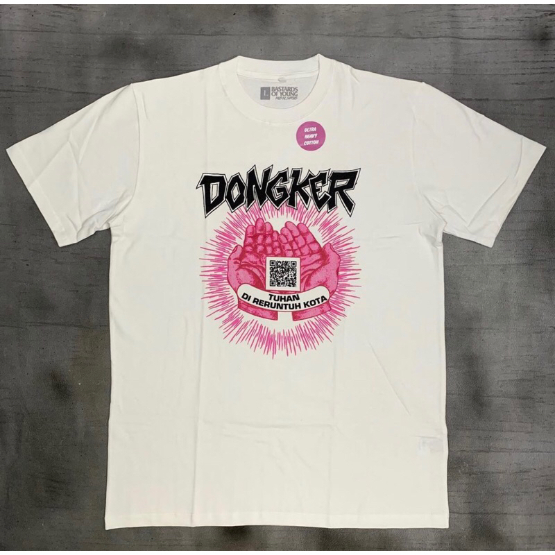 Jual Tshirt DONGKER - DI RERUNTUH KOTA White Cotton combad 24s tebal ... Jual Tshirt DONGKER - DI RERUNTUH KOTA White Cotton combad 24s tebal ...