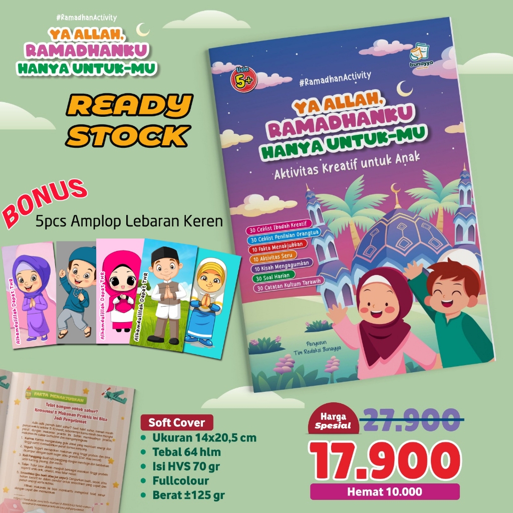 Jual Buku Aktivitas Anak : Ya Allah Ramadhanku Hanya Untukmu | Shopee Indonesia