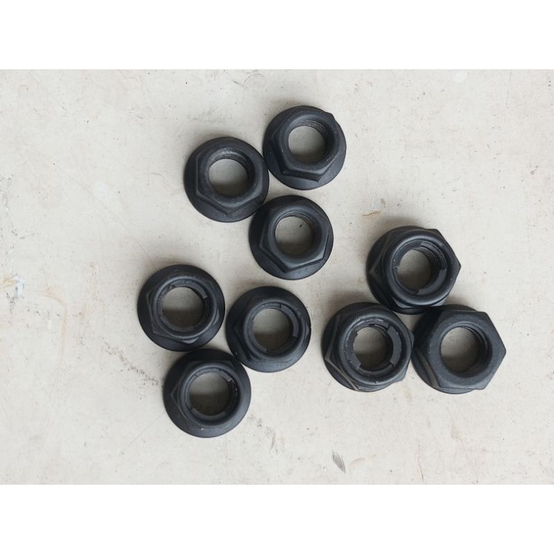Jual Mur Flange Mur Flange lock M10 kunci 14 dan 17 Mur as Roda depan ...