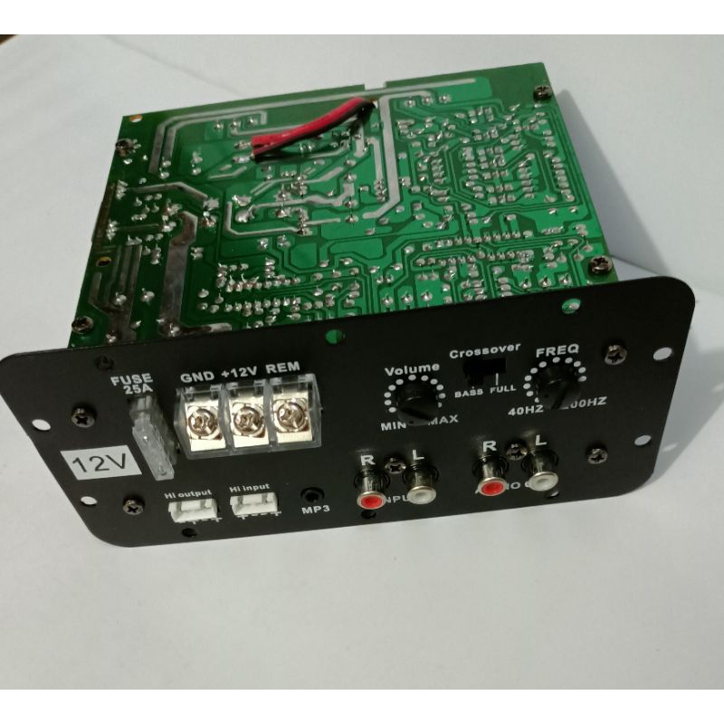 Jual kit modul subwoofer aktif 400watts power amplifier 12 volt high ...