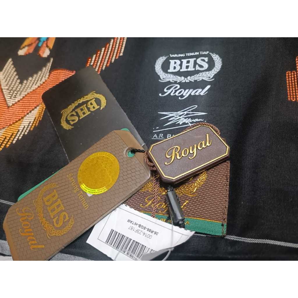 Jual SARUNG BHS ROYAL GOLD BERTANDA TANGAN | Shopee Indonesia