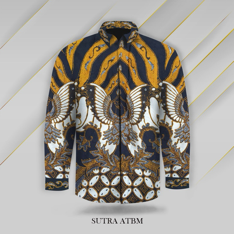 Jual BATIK TULIS SUTERA ATBMKEMEJA BATIK SUTRA ATBM/ KAIN BATIK TULIS ...