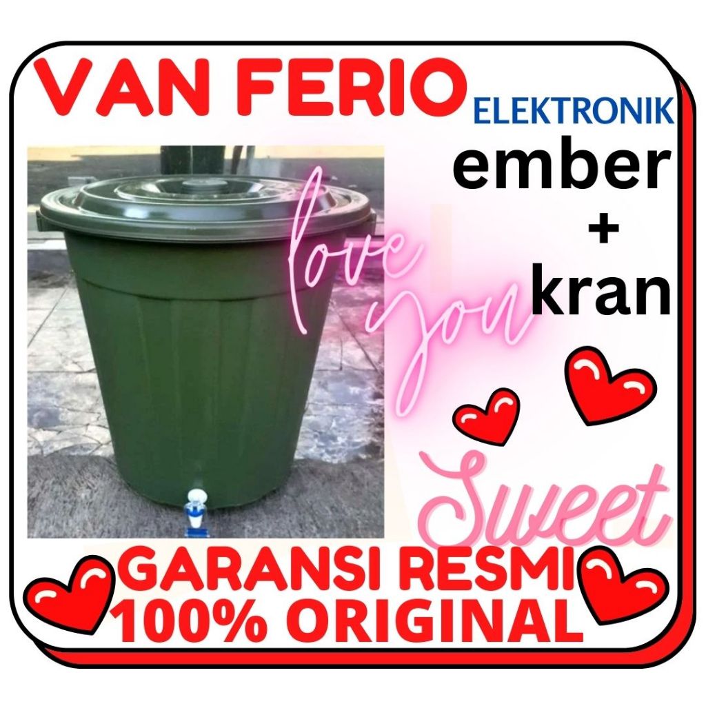 Jual Ember Plastik Besar 40 Liter / 70 Liter / 80 Liter TABITHA KHUSUS GOJEK BANDUNG | Shopee ...