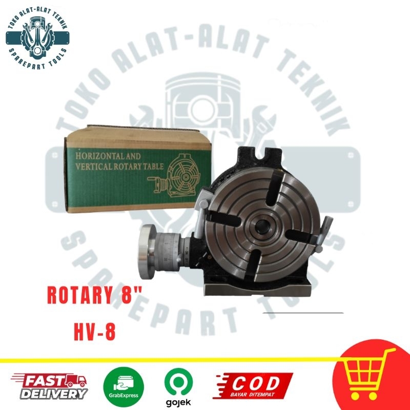 Jual Rotary Table HV8 | Meja Putar Miling | Rotary Table 8" | Shopee ...