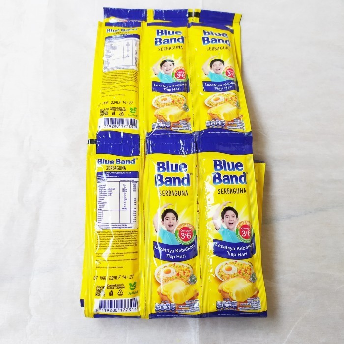Jual Blue BAnd MArgarine 20 Gr isi /Harga Renceng/Mentega Serbaguna ...